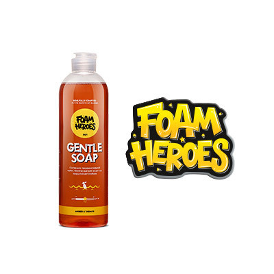 Автошампунь Foam Heroes Gentle Soap Amber купить по выгодной цене в ...