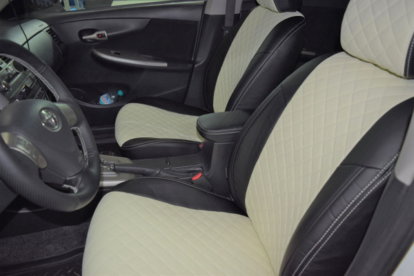 Авточехлы на Тойота Королла 2007-2013г. Toyota Corolla седан Е140, Е150 ...