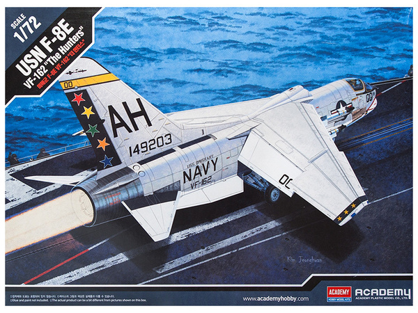 12521 Academy Самолет USN F-8E VF-162 The Hunters (1:72) - купить с доставкой по выгодным ценам ...