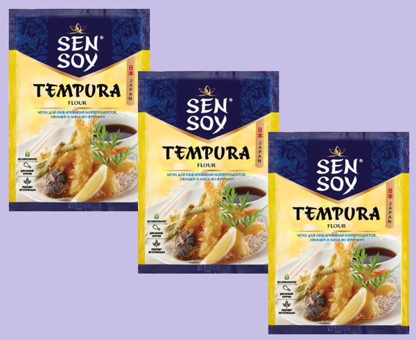 Sen Soy Premium Японская панировочная мука Темпура 150 гр набор из 3 шт - купить с доставкой по ...