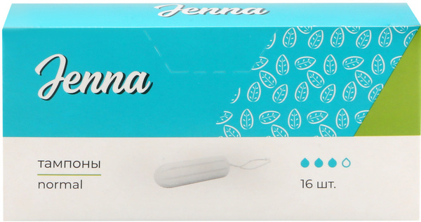 Тампоны JENNA Normal, 16шт - купить с доставкой по выгодным ценам в ...
