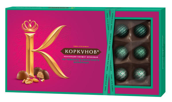 Конфеты Коркунов ореховая коллекция 192г - купить с доставкой по ...