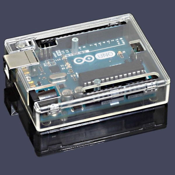 Пластиковый корпус прозрачная коробка для Arduino Uno R3 защитный чехол купить с доставкой по