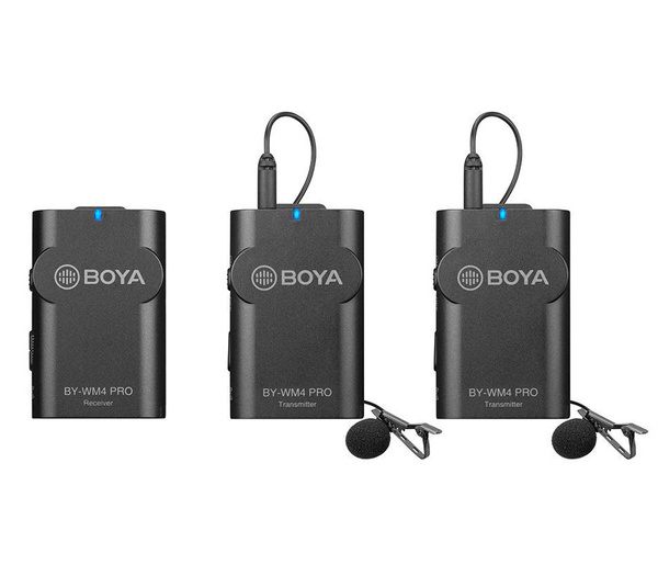 Двухканальная беспроводная микрофонная радиосистема Boya BY-WM4 PRO-K2 ...
