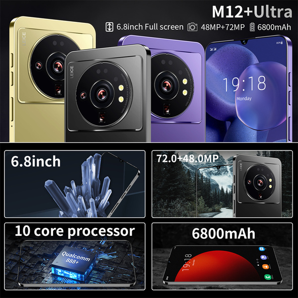 Смартфон M12+Ultra - купить по выгодной цене в интернет-магазине OZON ...