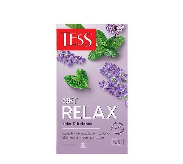 Чай Tess GET RELAX травяной 1,5 г*20 пак - купить с доставкой по ...