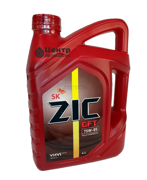 ZIC GFT 75W-85 4л трансмиссионное - купить по выгодной цене в интернет ...