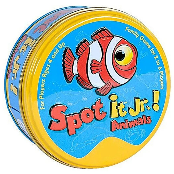 Настольная игра Дубль "Spot It" Animals (похожа на доббль/dobble ...