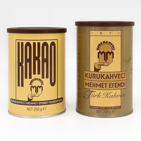 Кофе молотый Kurukahveci Mehmet Efendi 250 гр. и какао Mehmet Efendi ...