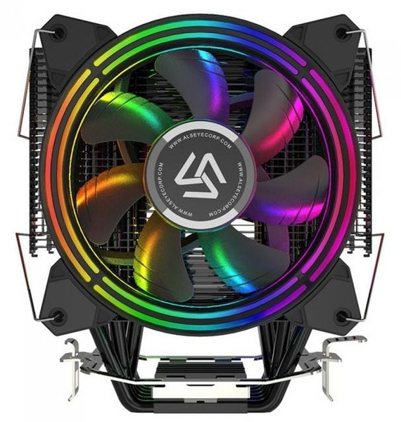 Кулер Alseye H120D 2x120 мм, 800-2000 об/мин, разноцветная подсветка ...