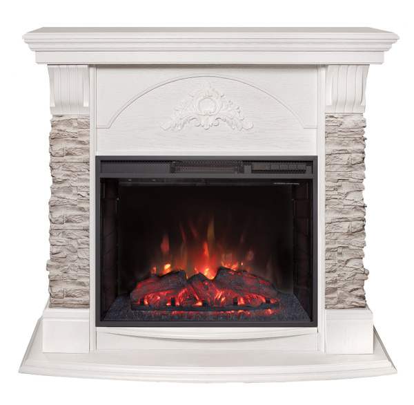 Электрокамин RealFlame Athena GR c Sparta 25,5 LED, очаг со звуком купить на OZON по низкой цене ...