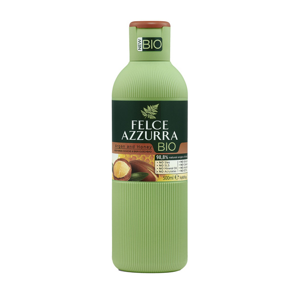 Гель для ванны и душа Felce Azzurra БИО "Арган и Мед, природа на вашей ...