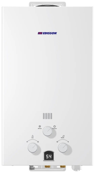 Газовая колонка EDISSON E 20 D Pro - купить с доставкой по выгодным ценам в интернет-магазине ...