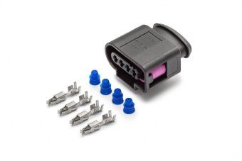 Колодка 4 контактная гнездовая без провода AX8184S катушки зажигания ...