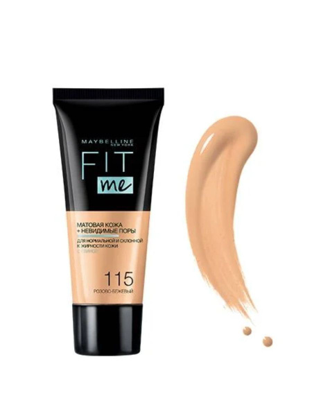 MAYBELLINE Тональный крем Fit Me 115, 30 мл - купить с доставкой по ...
