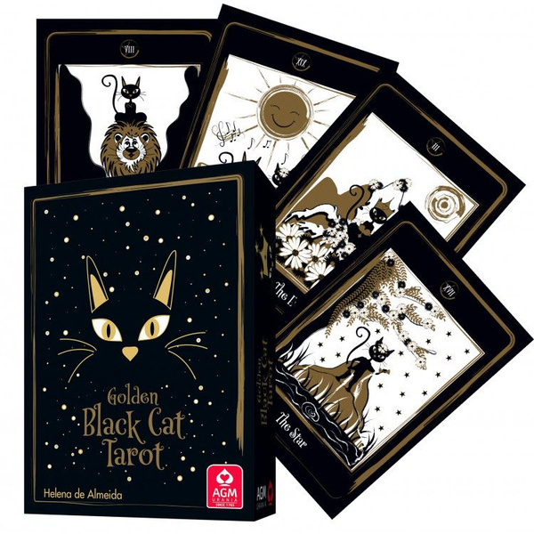 Карты Уэйта Золотое Таро Черной Кошки / Golden Black Cat Tarot - AGM ...
