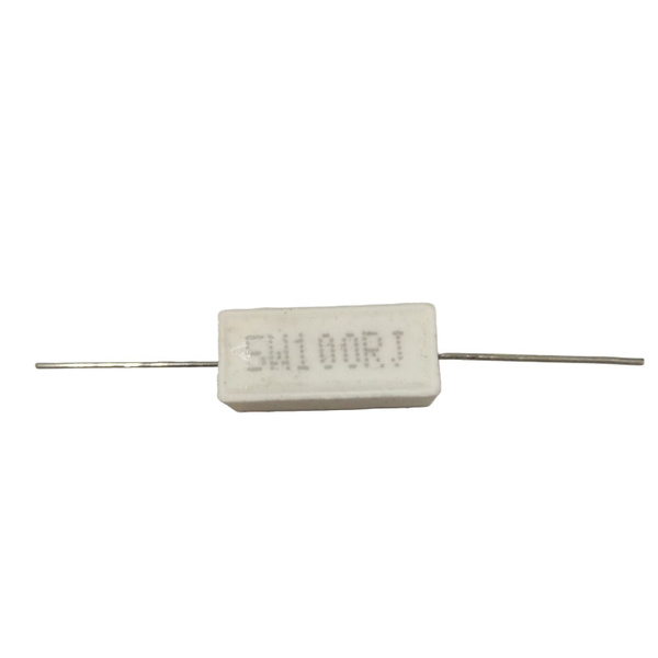 Резистор проволочный мощный (цементный) SQP 5 Вт 100 Ом, 5W100RJ купить ...