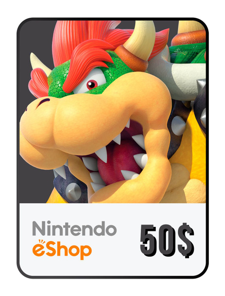 Коллекционная карта Nintendo eShop + 50 долларов в подарок! - купить по ...