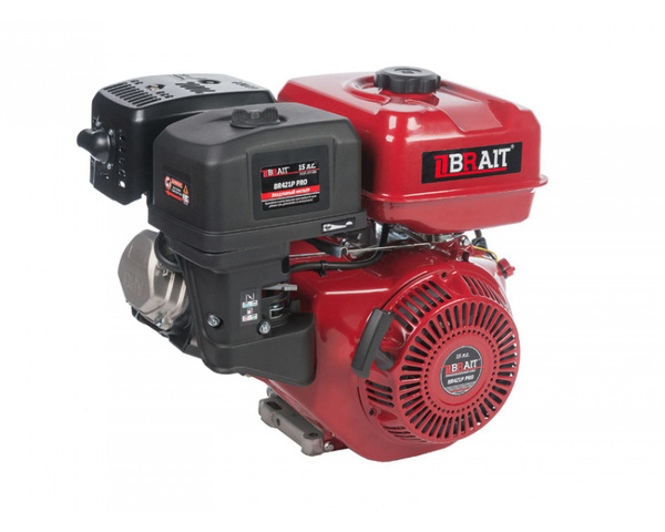 Двигатель бензиновый для мотоблока,культиватора BR421P PRO (15лс диаметр 25мм длина вала 63мм ...