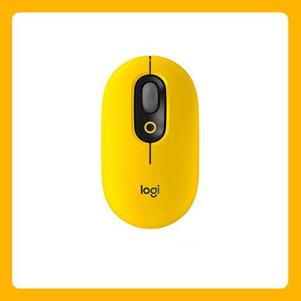 Мышь беспроводная Logitech G zxcasd-POP MOUSE-8848, желтый - купить по ...