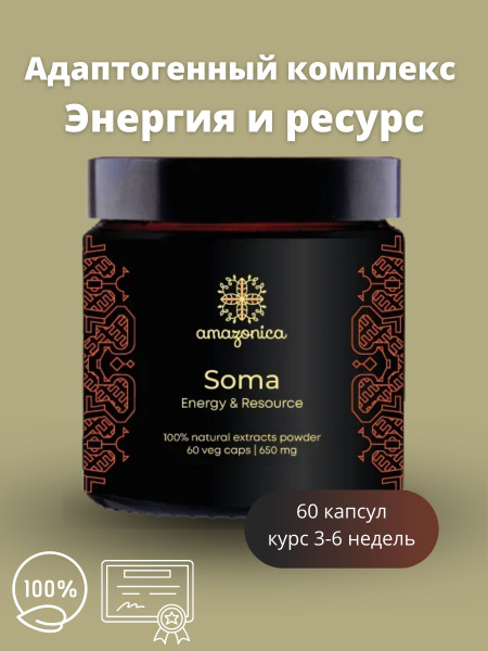 Адаптогенный комплекс Soma энергия и ресурс - купить с доставкой по ...