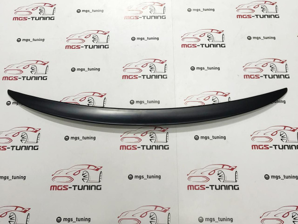 Спойлер на крышку багажника BMW 5 series g30 M-Performance чёрный мат ...