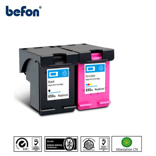 Расходник для печати befon HP650bk/c, Набор CMYK LcLm, для струйного ...
