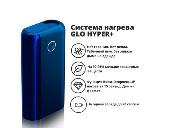 Система нагрева GLO Hyper+ GLO Hyper Plus синий купить на OZON по ...