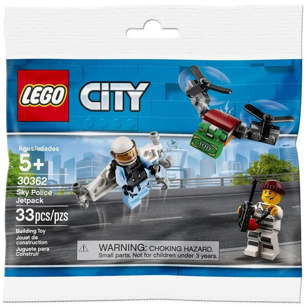Конструктор LEGO City 30362 Полицейский с реактивным ранцем - купить с ...