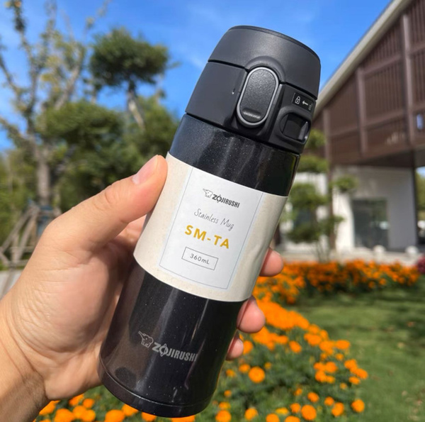 Zojirushi Термокружка SM-TA36 BA, Флуоресцентный черный, 0.36 л - купить с доставкой по выгодным ...