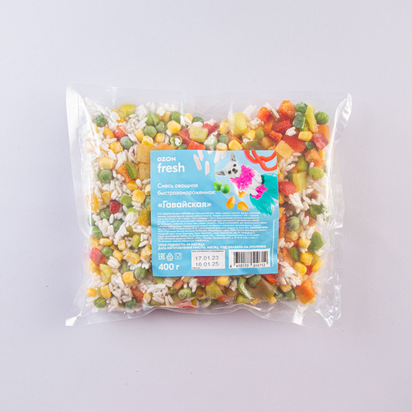 Смесь Гавайская Ozon fresh, замороженная, 400 г - купить с доставкой по выгодным ценам в ...