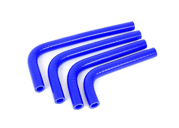 Патрубки отопителя для а/м Газель 3302 дв.402 (к-т 4шт) силикон (синий) - ТехноПартнер арт. 3302 ...