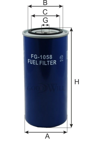 Фильтр топливный Goodwill FG 1058 - купить по выгодным ценам в интернет ...