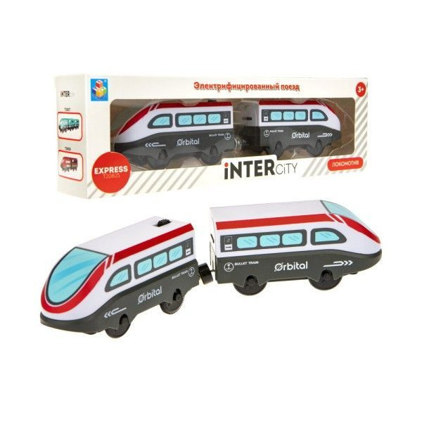 1Toy InterCity Express Скорый электропоезд Локомотив, 2 вагона Т20825 - купить с доставкой по ...
