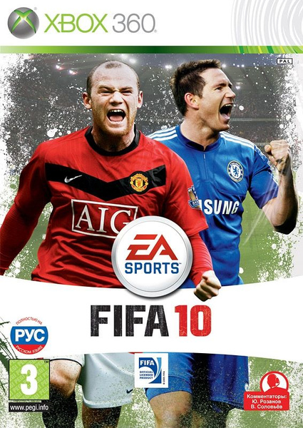 Игра FIFA 10 (XBox 360, Русская версия) купить по низкой цене с ...