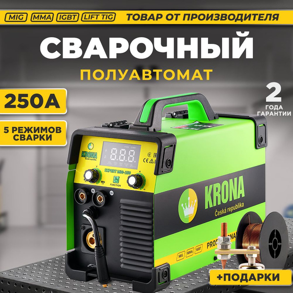 Сварочный аппарат KRONA, Автоматическая стабилизация напряжения, Защита ...