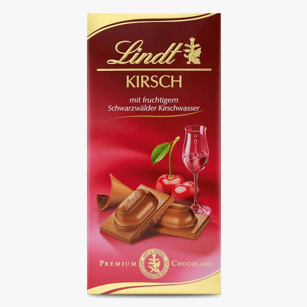 Молочный шоколад Lindt Kirsch ликер 100 г (Из Финляндии) - купить с ...