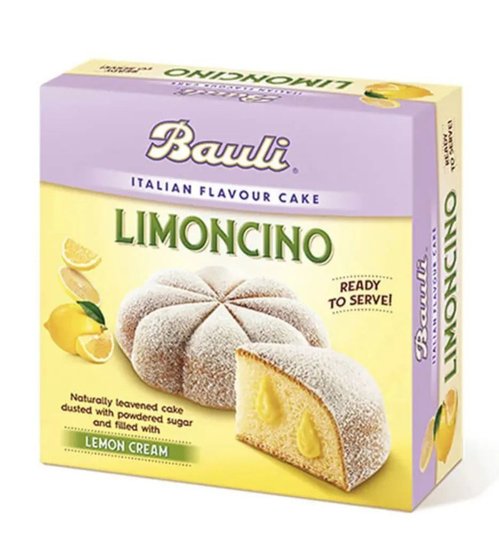 Кекс пасхальный (кулич) с кремовой лимонной начинкой "Bauli" Limoncino ...