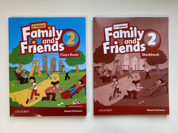 Family and Friends 2, Class Book, Workbook + CD ( учебник, раб.тетрадь ...
