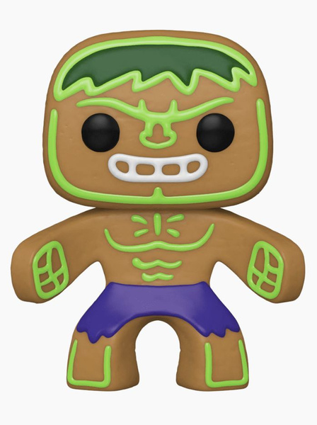 Халк Фигурка Funko POP! Bobble Marvel Holiday Gingerbread: Халк в ...