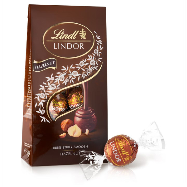 Шоколадные конфеты Lindt Lindor Hazelnut Irresistibly Smooth 137 г (из ...