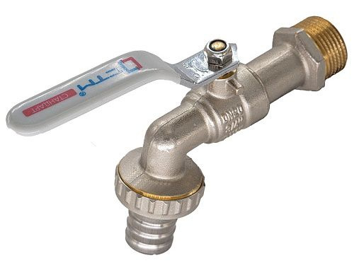 Кран шаровой CTM 1/2" со штуцером (ручка) - купить по низкой цене в ...
