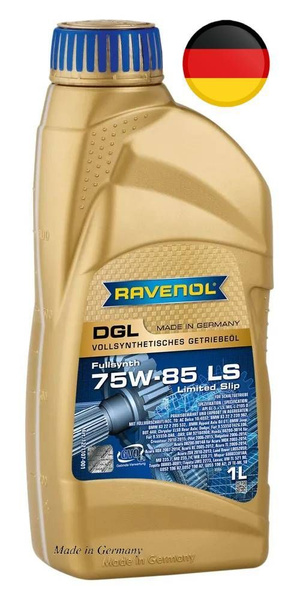 Трансмиссионное масло RAVENOL DGL 75W-85 LS, синтетическое, 1 л ...