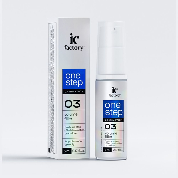 IC FACTORY Состав для ламинирования ресниц ONE STEP VOLUME FILLER, 5 мл ...