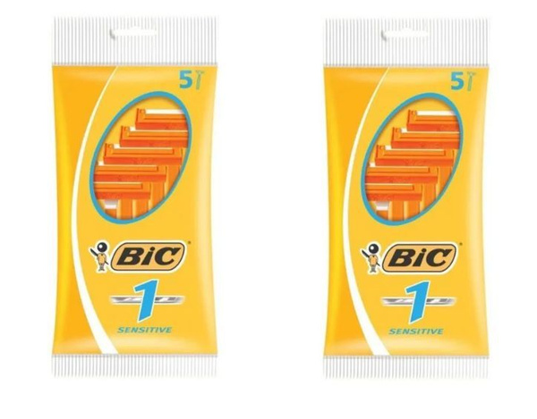 Bic Станок для бритья одноразовый для чувствительной кожи, 5 штук - 2 ...