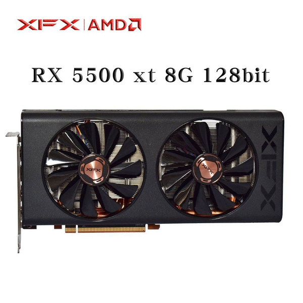 Видеокарта XFX Radeon RX 5500 XT, 8 ГБ PCI Express 4.0 х8 HDMI ...