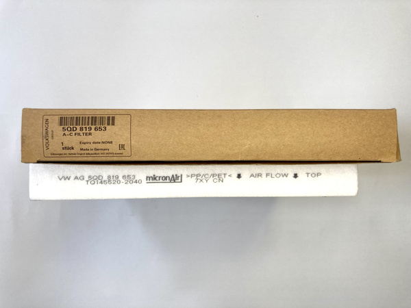 Фильтр салонный VAG (VW/Audi/Skoda/Seat) Угольный фильтр VAG 5QD819653 ...