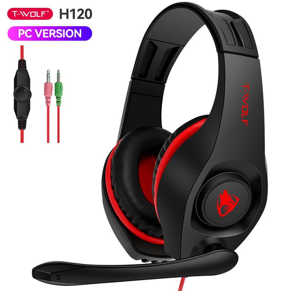 Наушники Накладные T-WOLFF 3.5mm ПК компьютера Наушники игровые ...