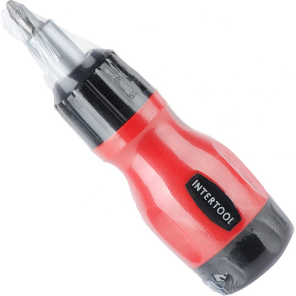 Реверсивная отвертка с комплектом насадок INTERTOOL 6ед VT-1009 купить на OZON по низкой цене ...