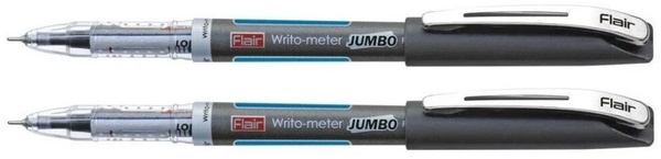 Ручка шариковая Flair "WRITO-METER JUMBO" 0.5мм, синяя, 2 шт. купить на ...